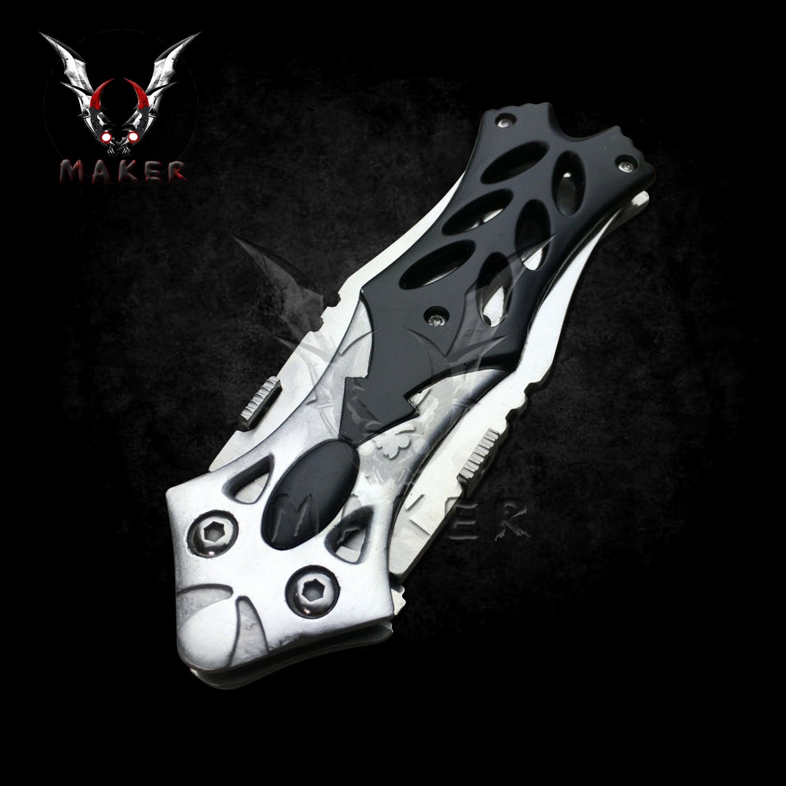 Dual Blade Fantasy Cosplay Knife 8.5 Steel Blade Best - Etsy