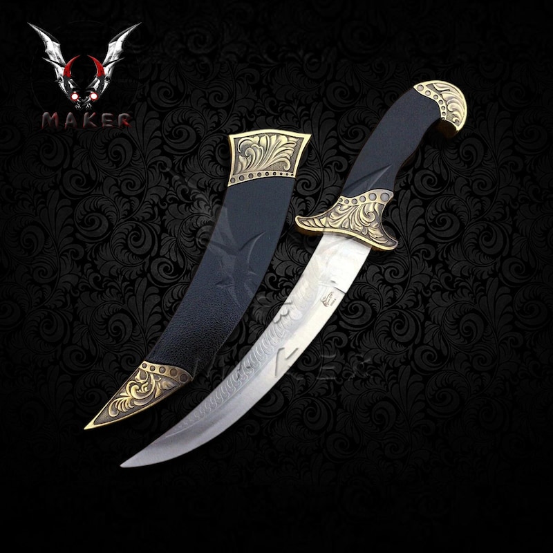 Curved Blade Dagger - Etsy