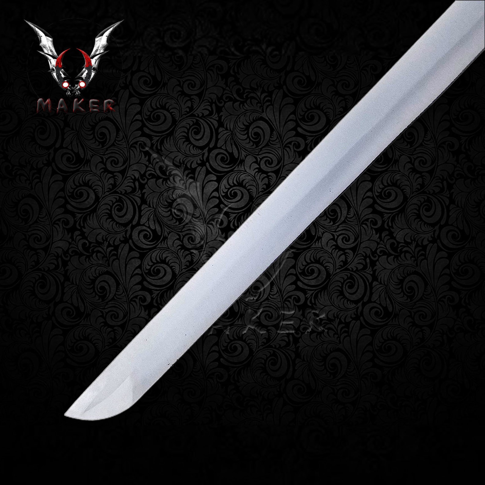 Saint George Dragon Saber Fantasy Sword 36" Dull Blade for Collections ...
