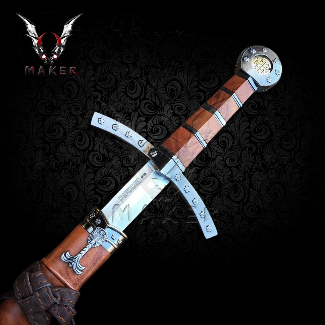 Legend King Excalibur Medieval Crusader 23 Sword Scabbard Historical ...