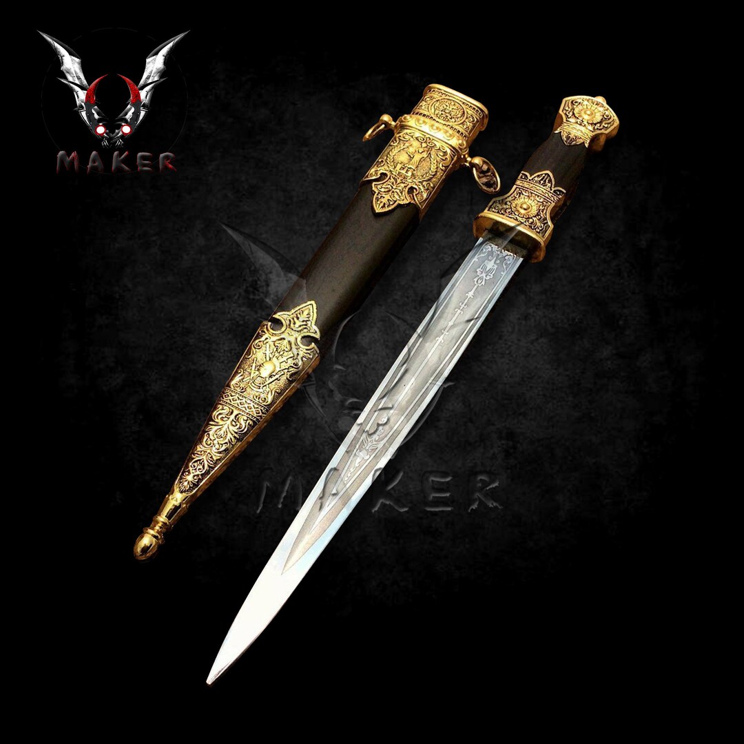 Fantasy Sword 16" Mongolian Style Hunting Steel Blade Medieval Master ...