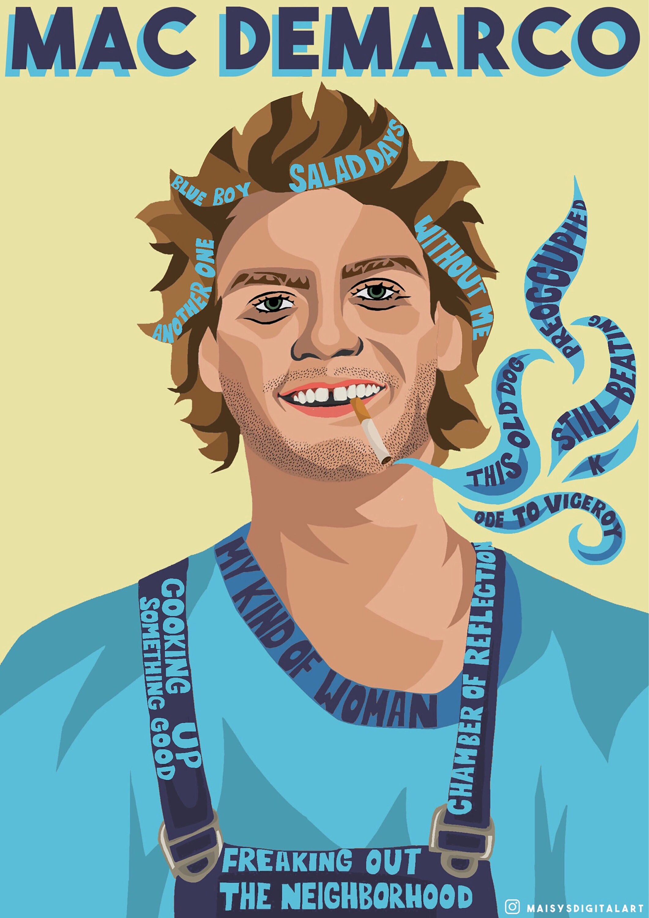 Mac De Marco Music Poster - Etsy
