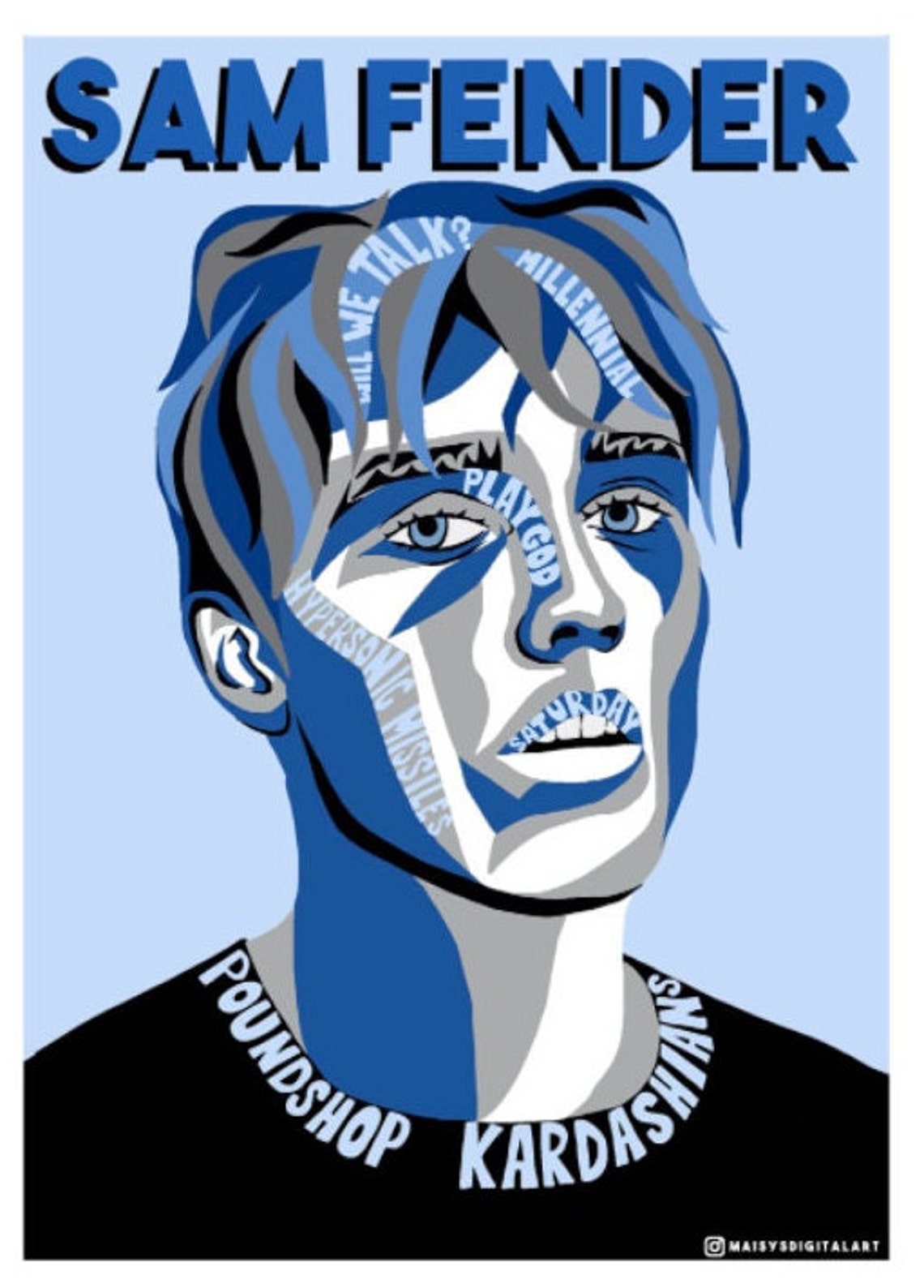Sam Fender Music Poster - Etsy