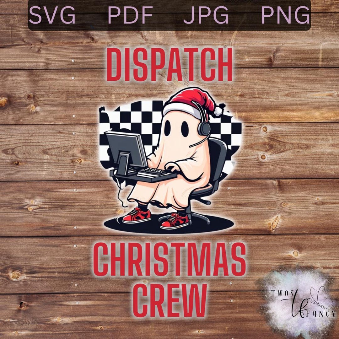 911 Dispatcher Christmas Digital Png, SVG, JPG, PDF. Dispatcher Headset ...