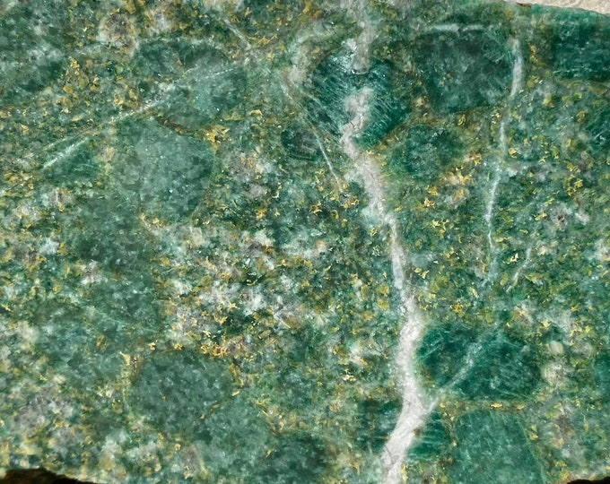 Fuchsite Unpolished Slab Raw Lapidary Rough Slice Chromium Mica 140 ...