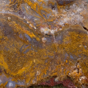 Cathedral Agate Stone Rough Raw Lapidary Slab Rough Slice 254 Grams ...