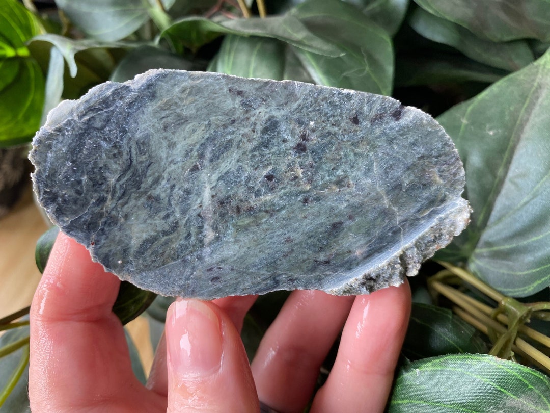 Nephrite Jade From Washington State Unpolished Lapidary Slab Rough ...