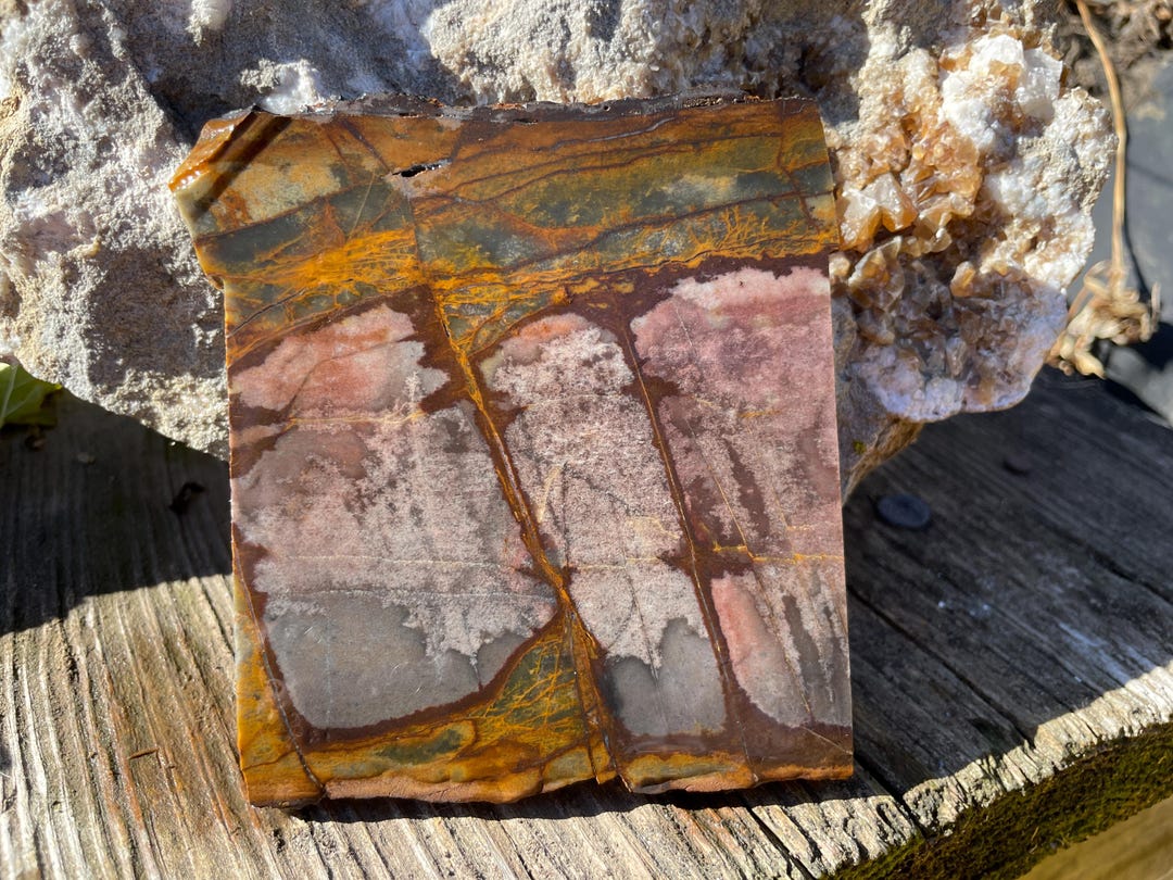 Australian Outback Andromeda Jasper Unpolished Slab Raw Lapidary Rough ...