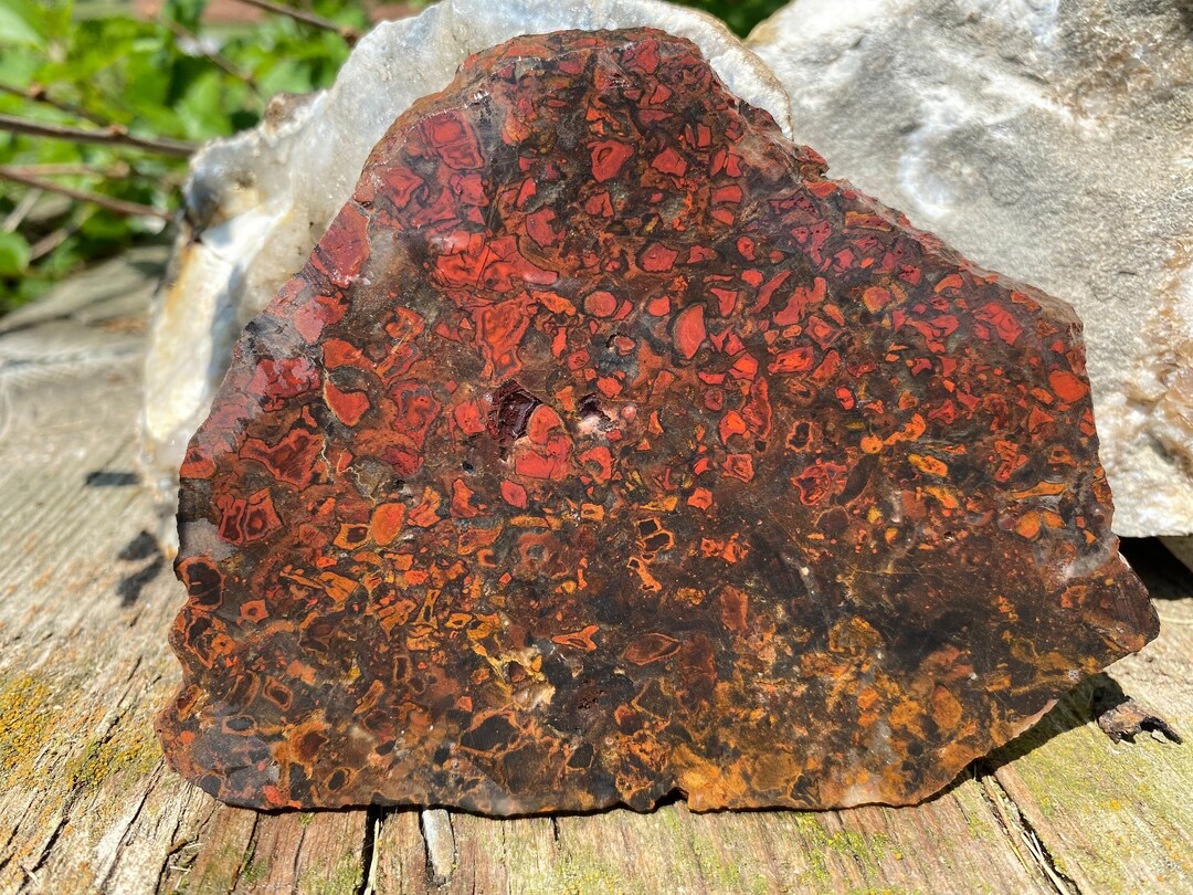 Tabu Tabu Wild Fire Jasper Stone Rough Lapidary Slab Rough - Etsy