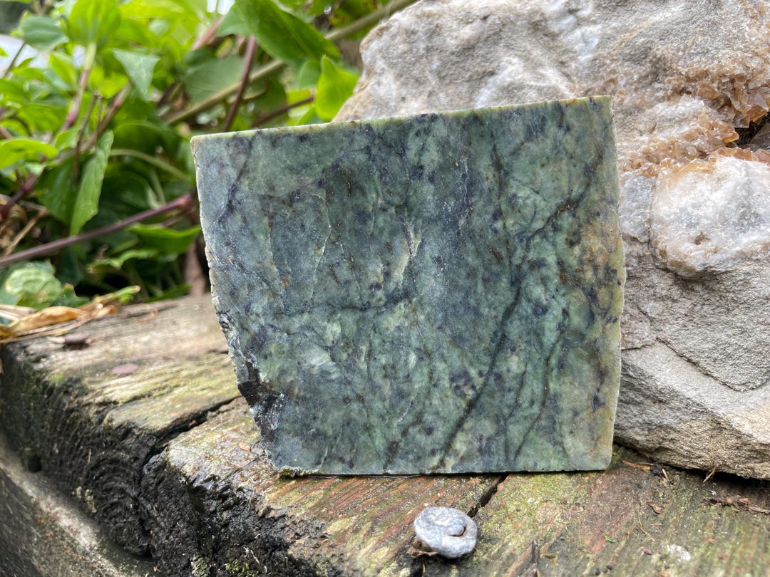 Nephrite Jade Webbed Blue Green From Washington State Unpolished ...