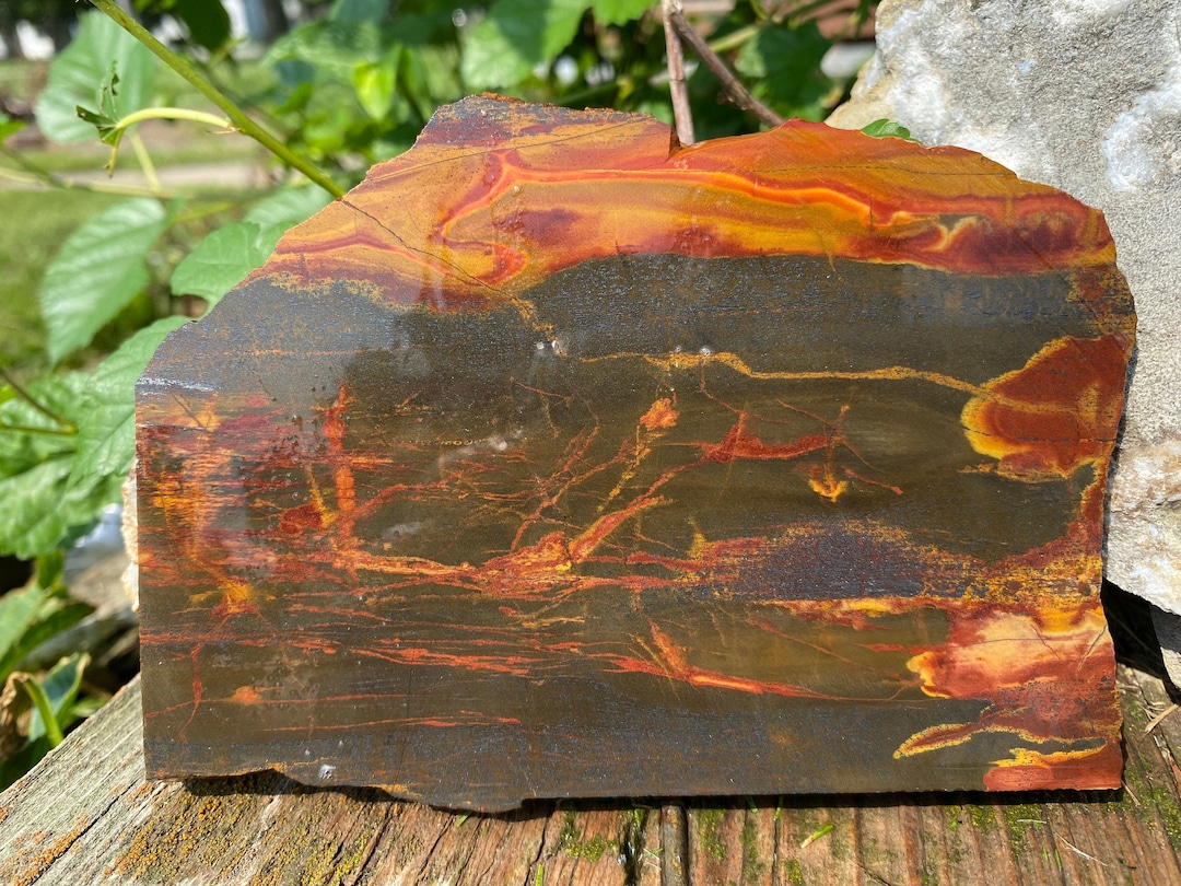 Brockman Jasper From the Australian Tiger Eye Mine Lapidary Rough Slab ...
