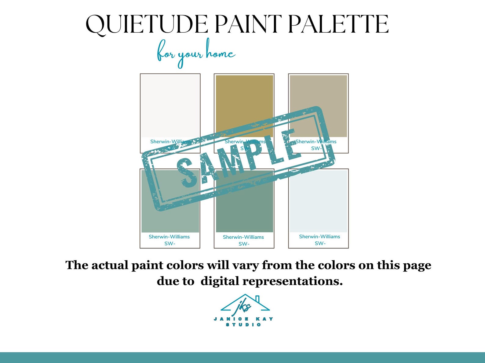 Sherwin-williams Quietude Paint Palette: 2025 Color Guide (digital ...