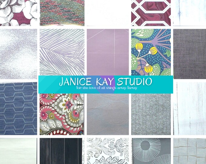 Designer Wallpaper Samples Pack/ 20 Pieces of Paper 11" X 9.5"/ps-7 ...