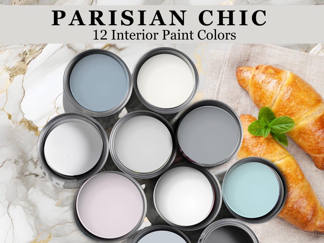 12 French Style Wall Paint Colors 1 PDF File paris Chic Pre-selected ...