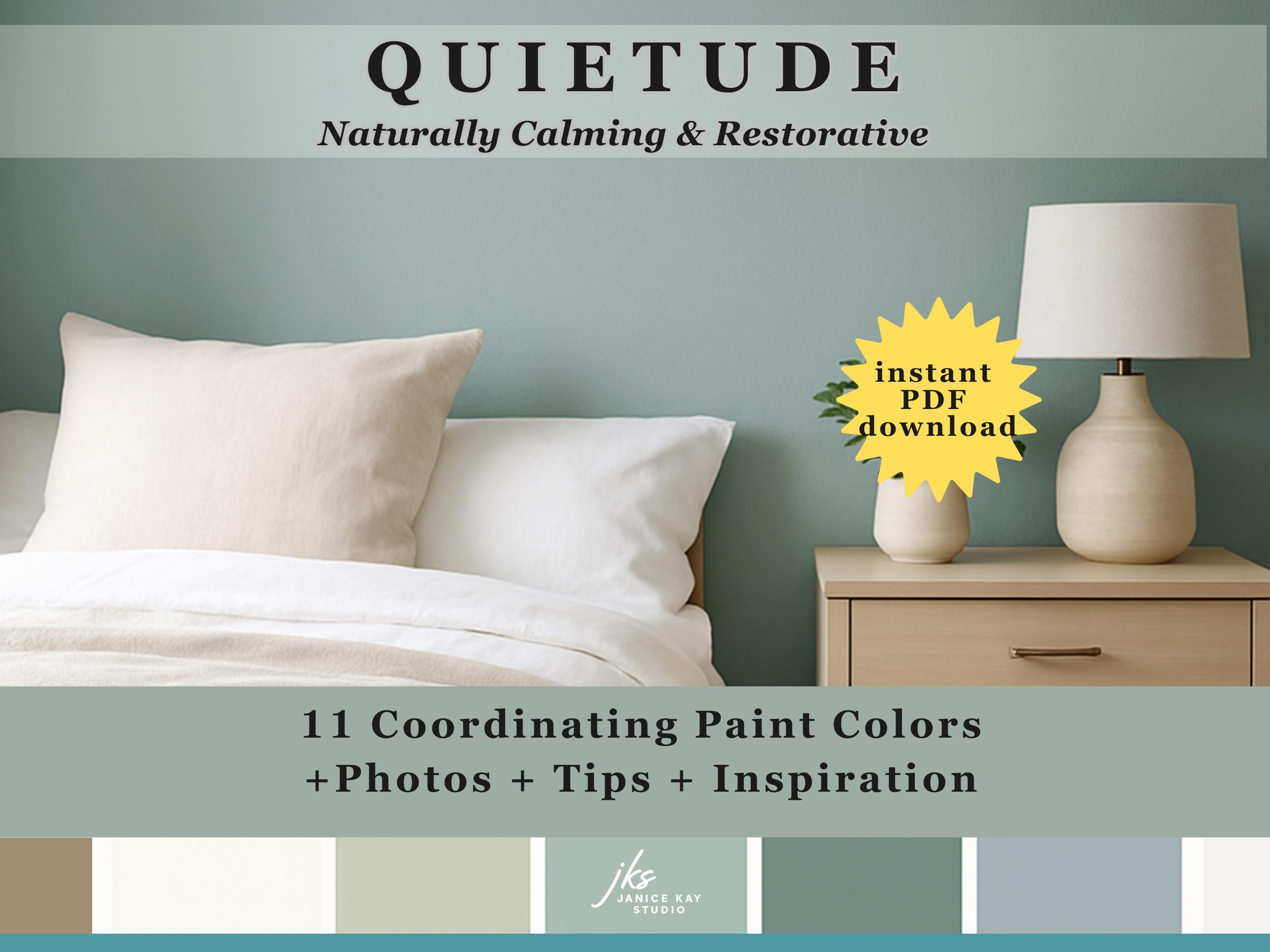 Sherwin-williams Quietude Paint Palette: 2025 Color Guide (digital ...