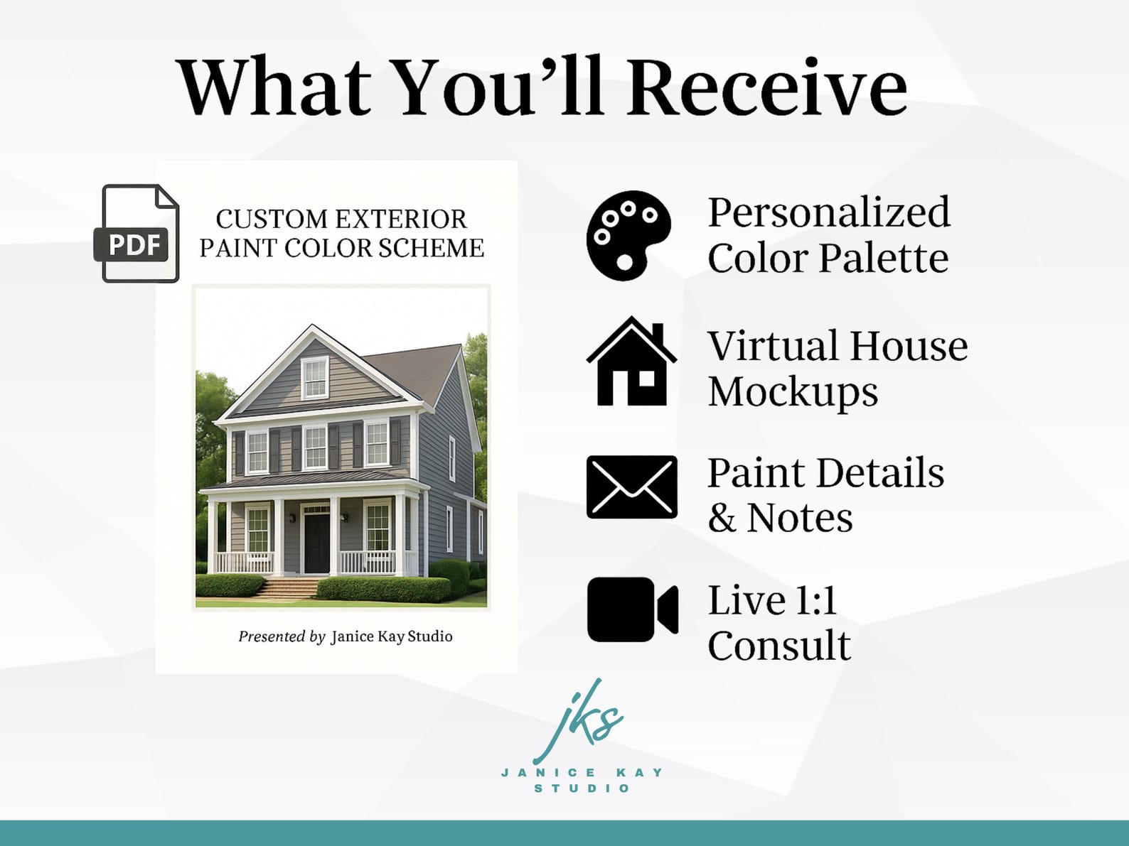 VIP Exterior Paint Color Consultation: Sherwin-williams E-design (PDF ...