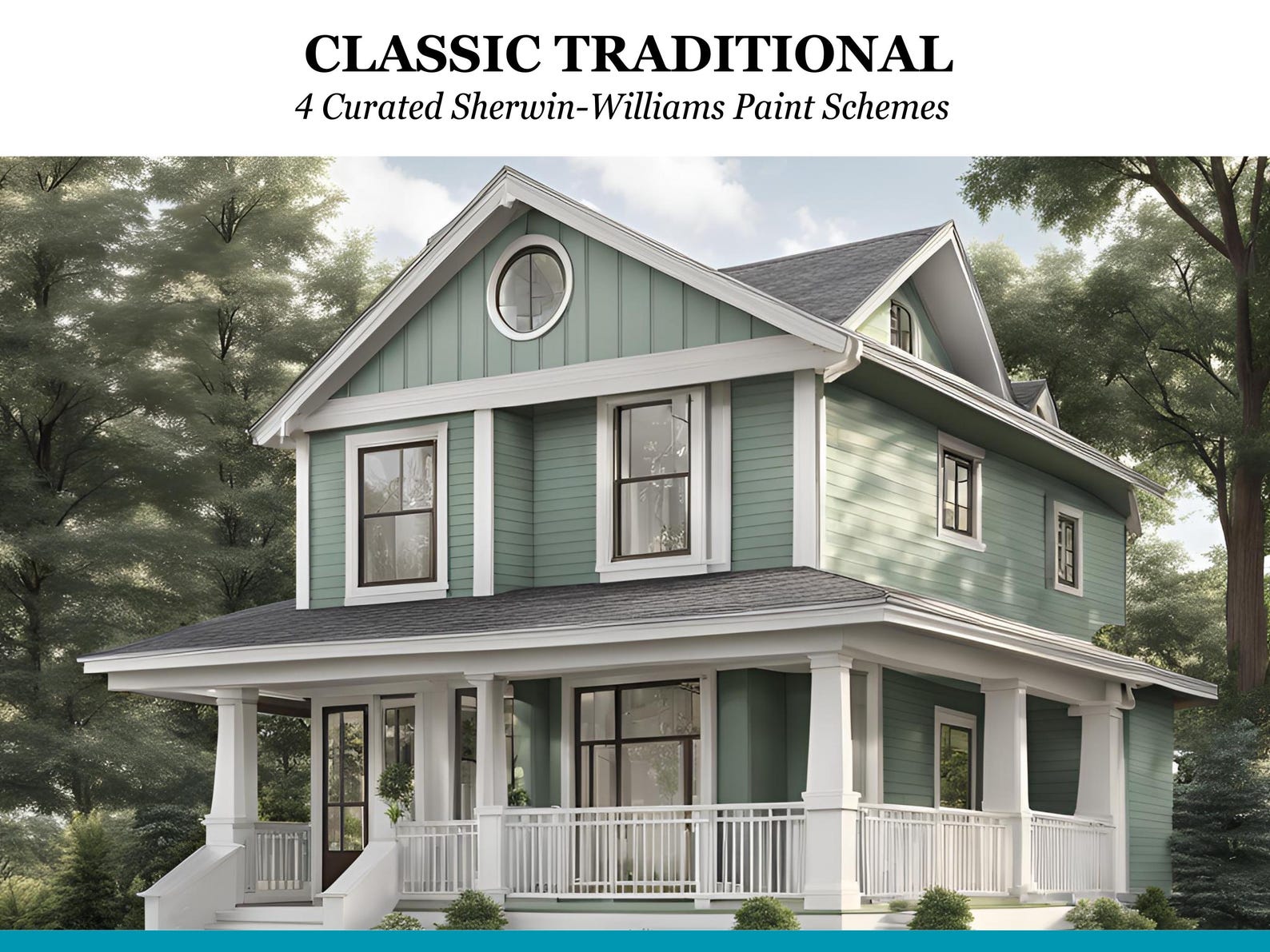 Classic Traditional Paint Colors, Curated Home Paint Ideas, Exterior ...