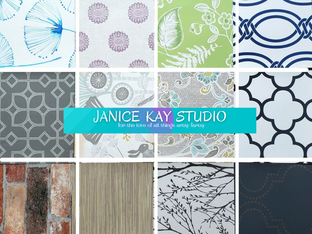 Wallpaper Samples Pack/ 12 Large Pieces 11 X - Etsy