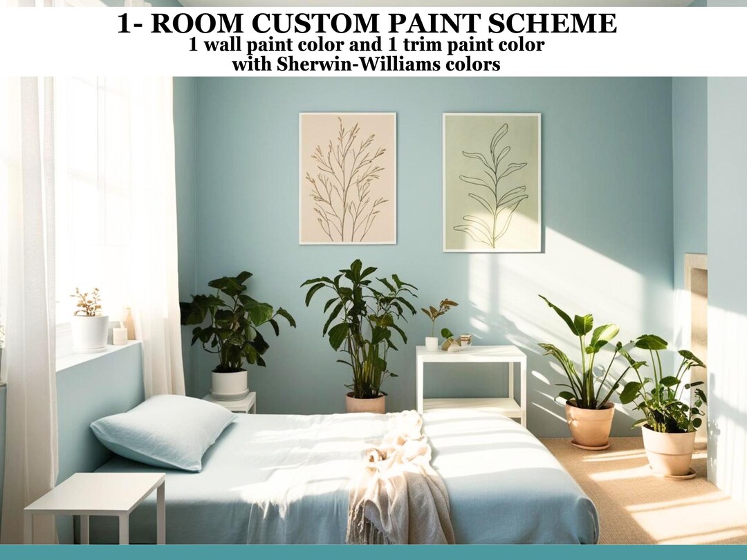 Custom Paint Palette, Colors Consultation, Wall and Trim Colors, Home ...