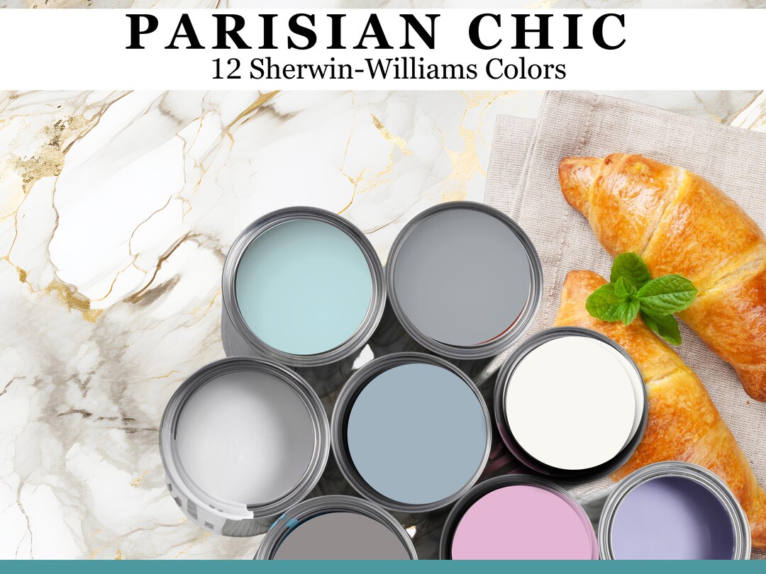 French Style Wall Paint Colors, PDF File, Paris Chic Decor, Interior ...