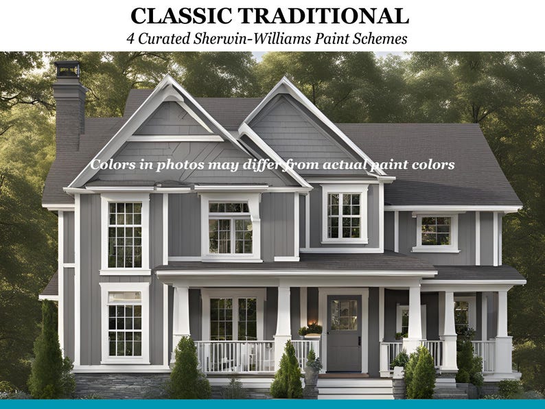 Classic Traditional Paint Colors, Curated Home Paint Ideas, Exterior ...