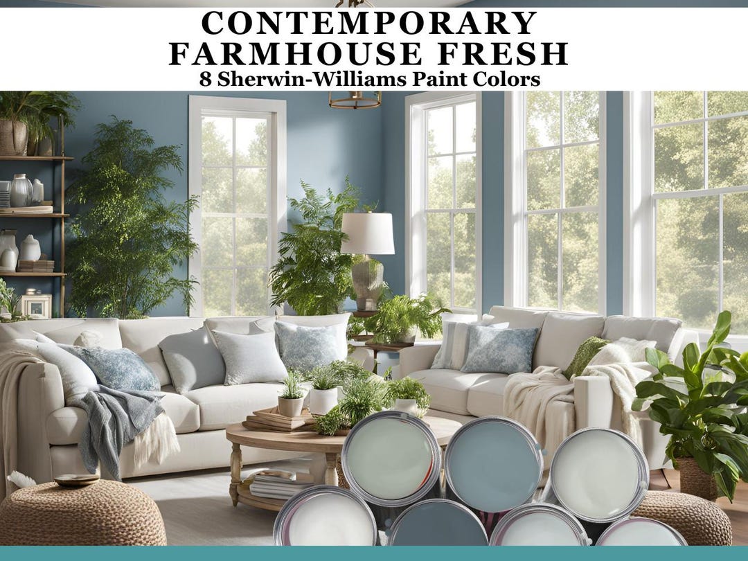 Farmhouse Fresh, Wall Paint Color Schemes, Sherwin-williams,bedroom ...