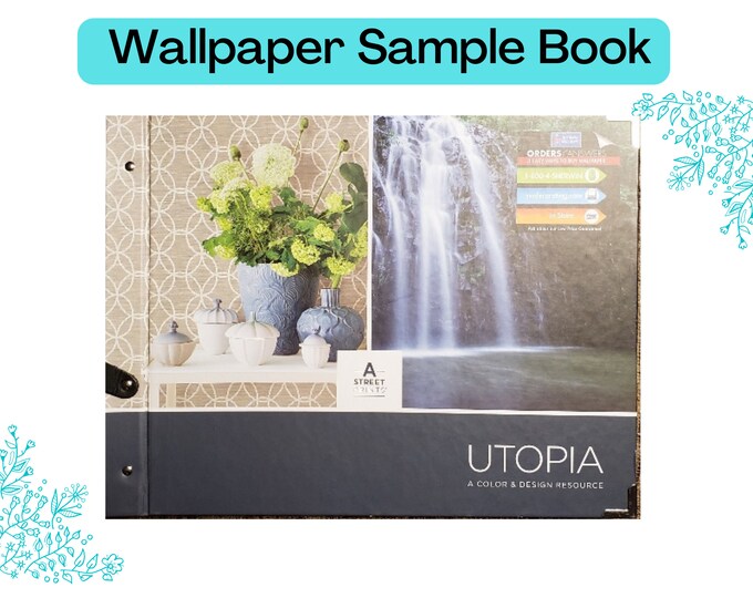 Wallpaper Sample Book/ 83 Pages/wpb-3/ Utopia/ Scrapbooking/paper ...