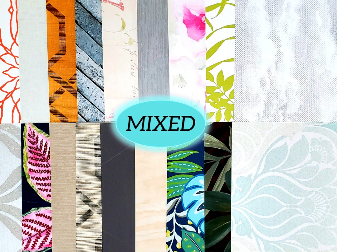 Wallpaper Sample Packs/ 10 Large Pieces of 11 X 10 /pick Your Color ...