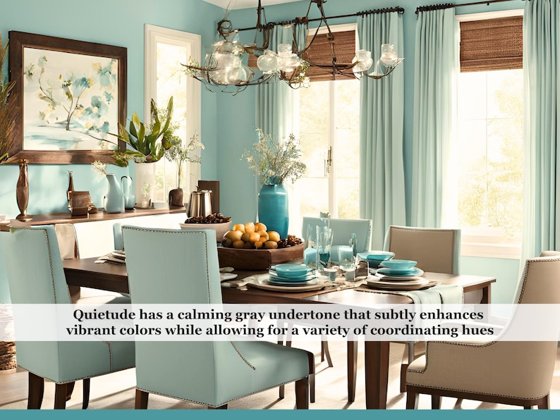 Sherwin-williams Quietude Paint Palette: 2025 Color Guide (digital ...