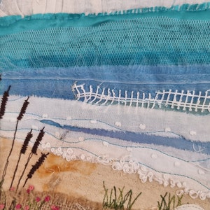 Original Textile Art Seascape - Etsy