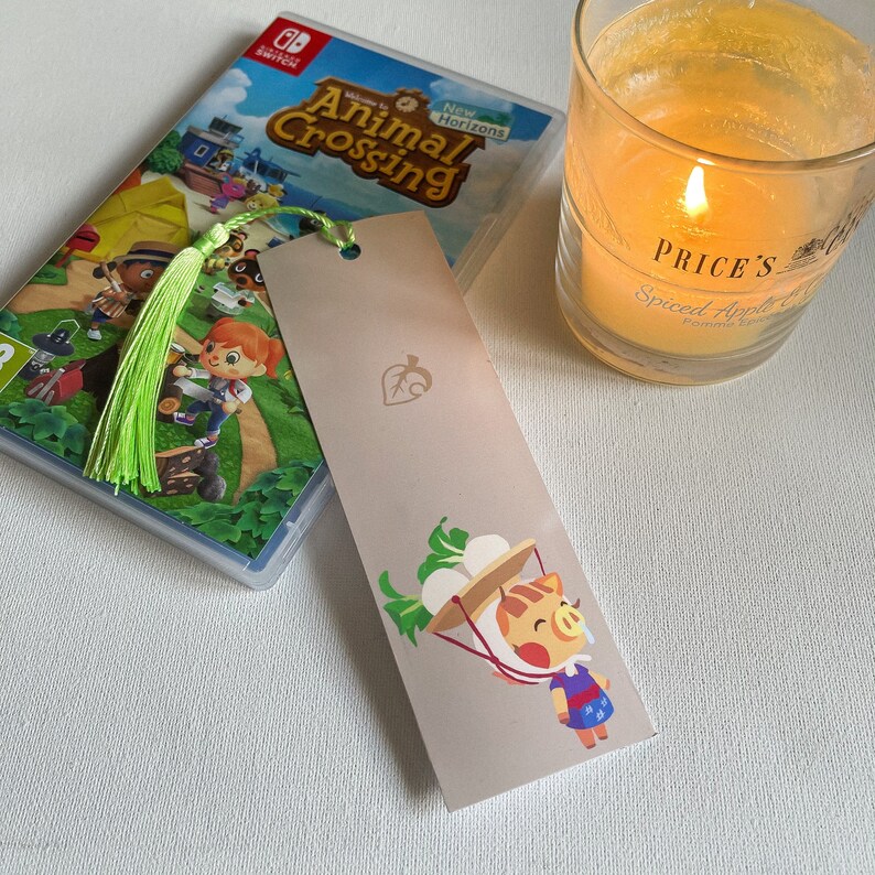 Animal Crossing Bookmark Isabelle Celeste Coco or Daisy - Etsy