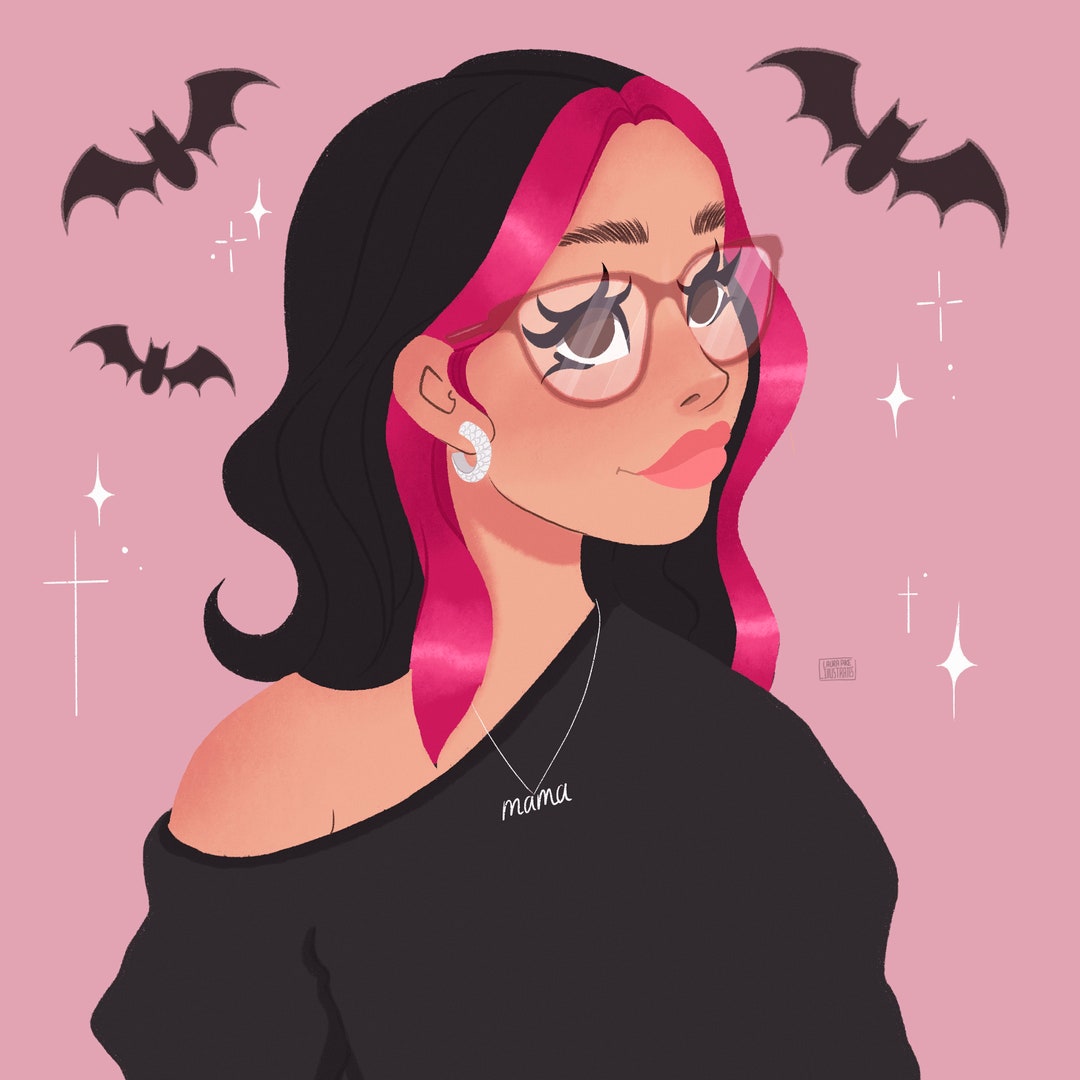 Character Illustration Digital Portrait DIGITAL COPY ONLY - Etsy