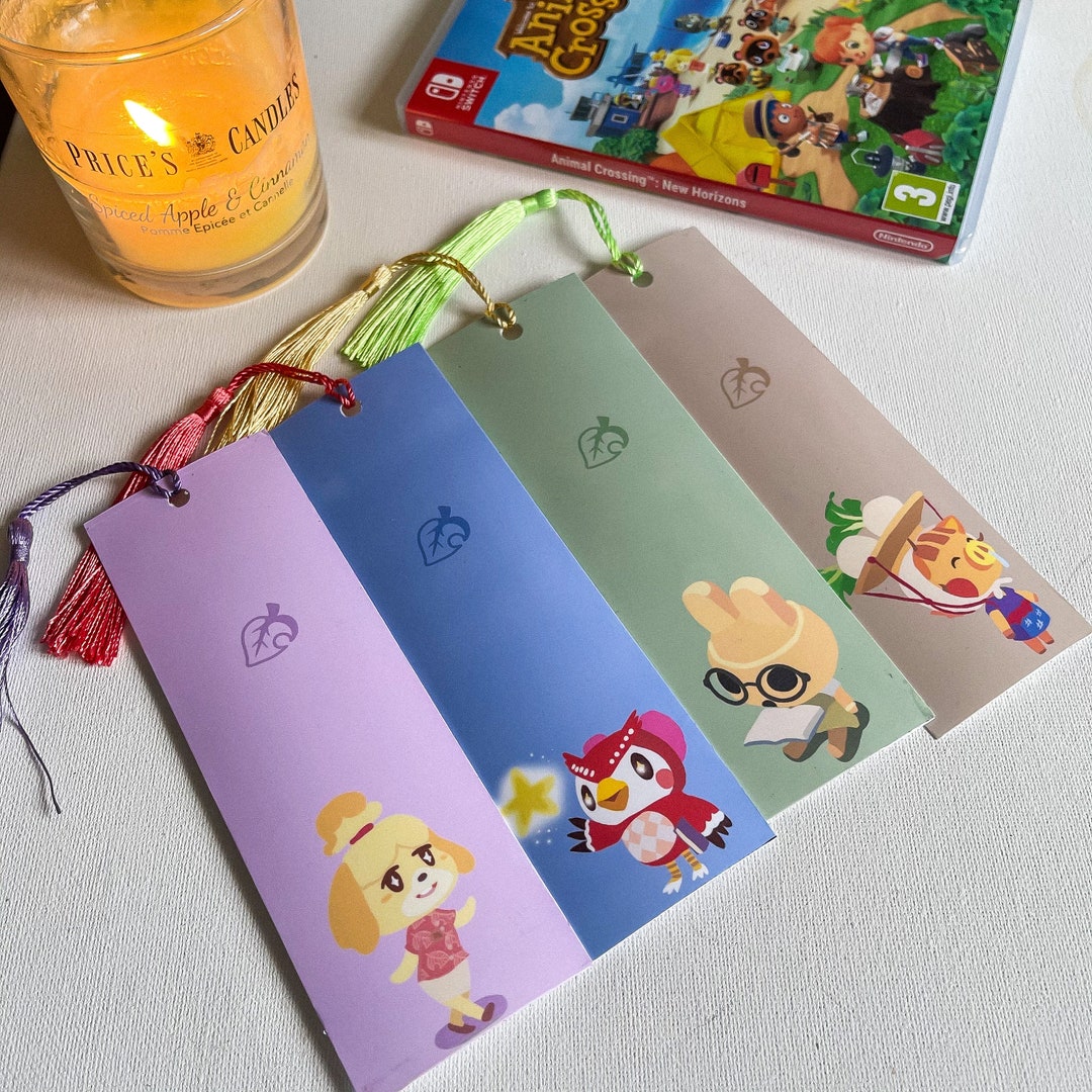 Animal Crossing Bookmark Isabelle Celeste Coco or Daisy - Etsy
