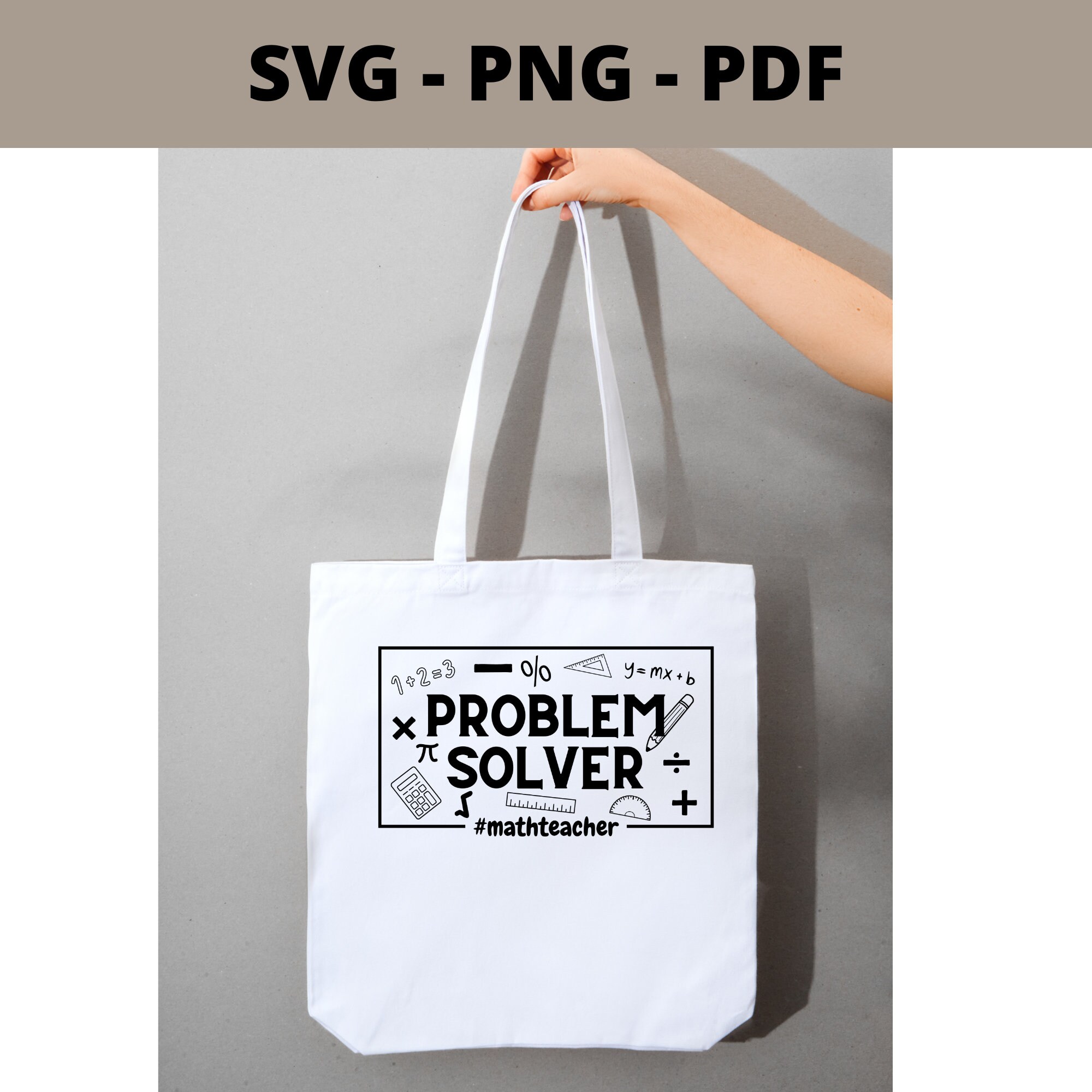 Problem Solver Teacher Printable SVG PNG PDF File - Etsy