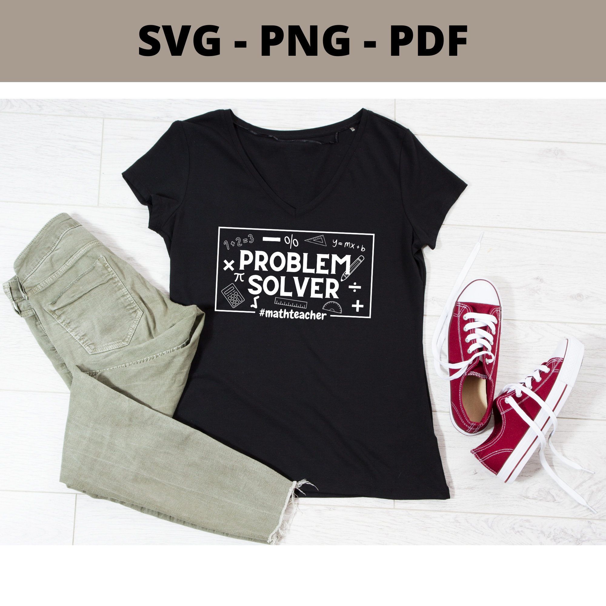 Problem Solver Teacher Printable SVG PNG PDF File - Etsy