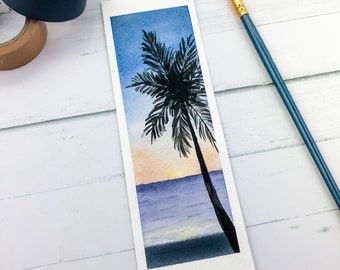 Palm Tree Bookmark - Etsy