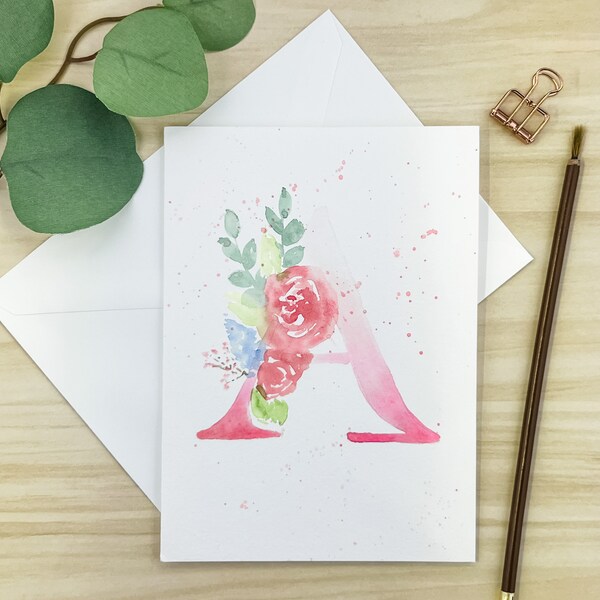 Painted Initials - Etsy