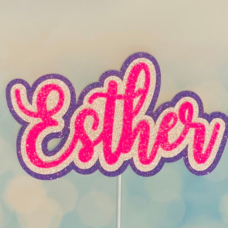 Name Cake Topper - Etsy