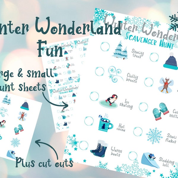 Christmas Scavenger Hunt - Etsy