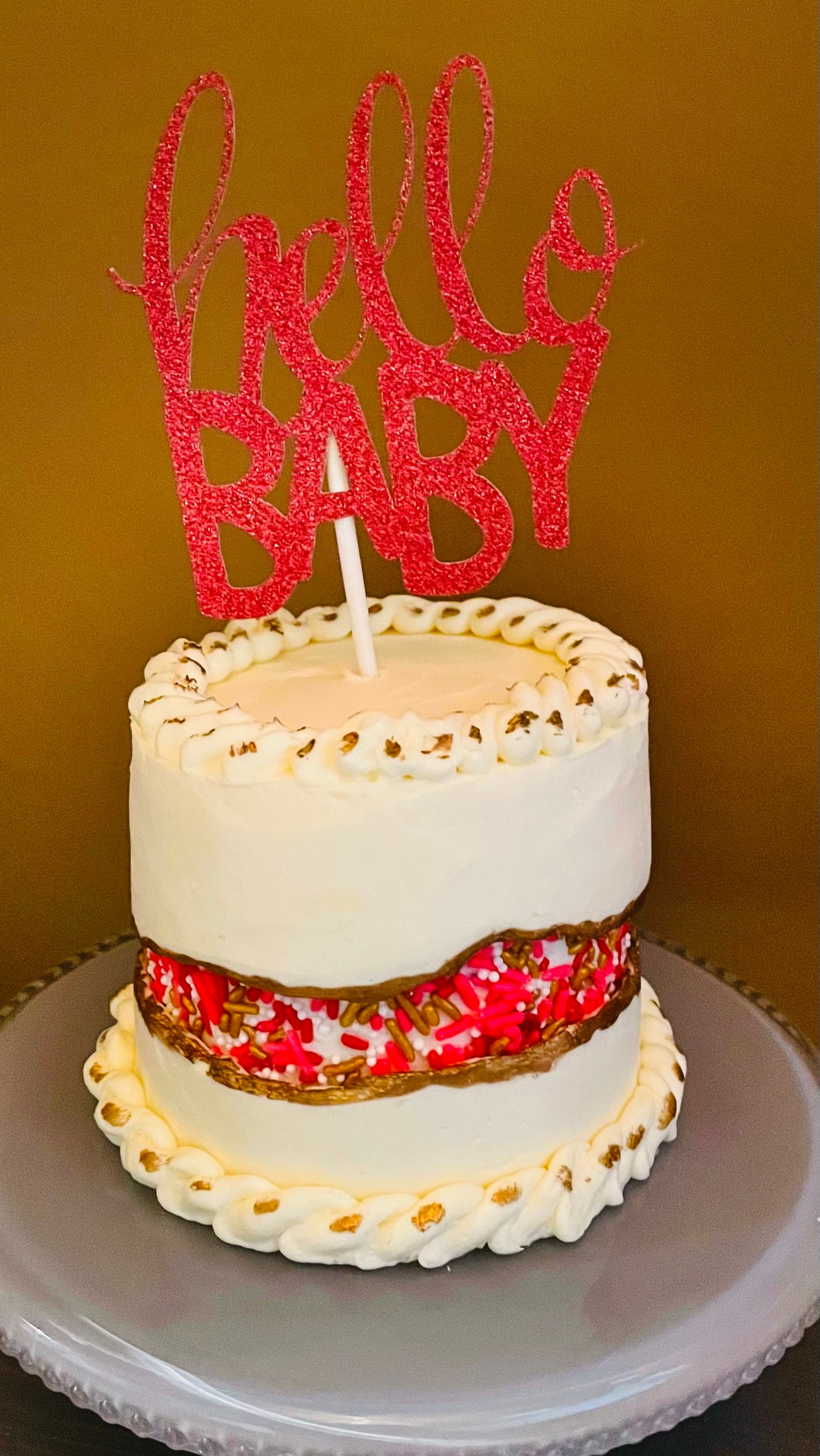 Hello Baby Cake Topper Baby Cake Topper Baby Shower Cake - Etsy