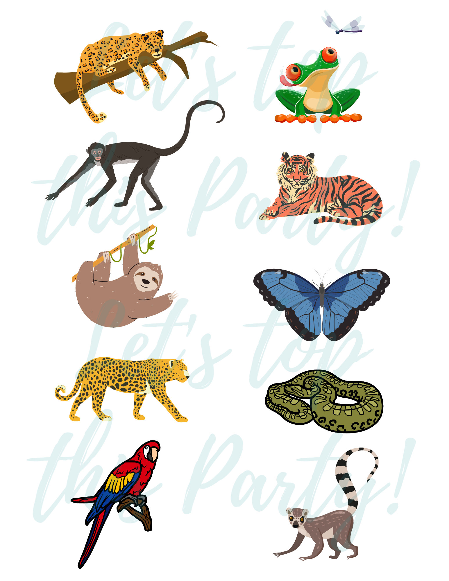 Rainforest Scavenger Hunt, Printable Scavenger Hunt, Rainforest ...
