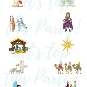 Nativity Scavenger Hunt Story of Jesus Baby Jesus Nativity Jesus is the ...