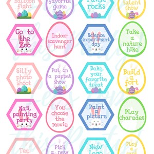 Easter Bunny Tokens for Egg Hunt Easter Tokens Printables Easter Egg ...