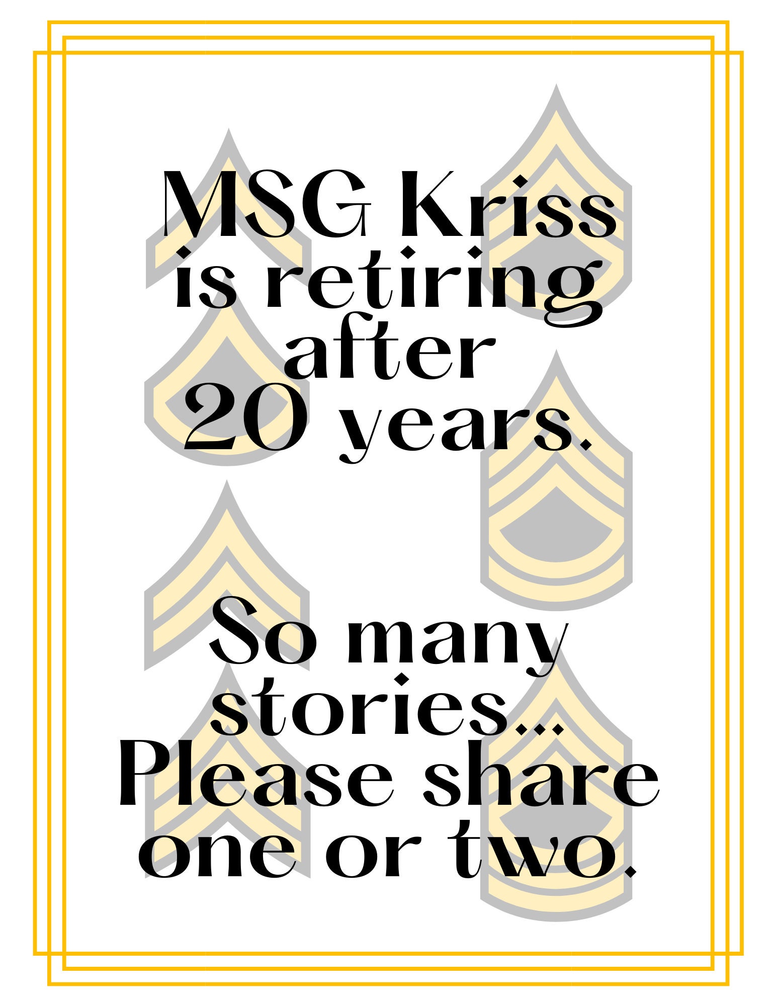Customized Military Printable Retirement Personalized | Etsy