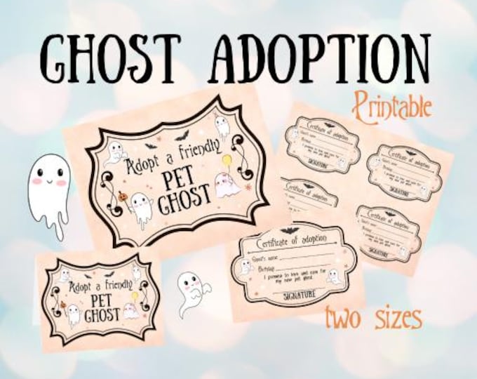 Adopt a Ghost Tube Spooky Gift, Home Decor, Creepy Cute, Halloween - Etsy
