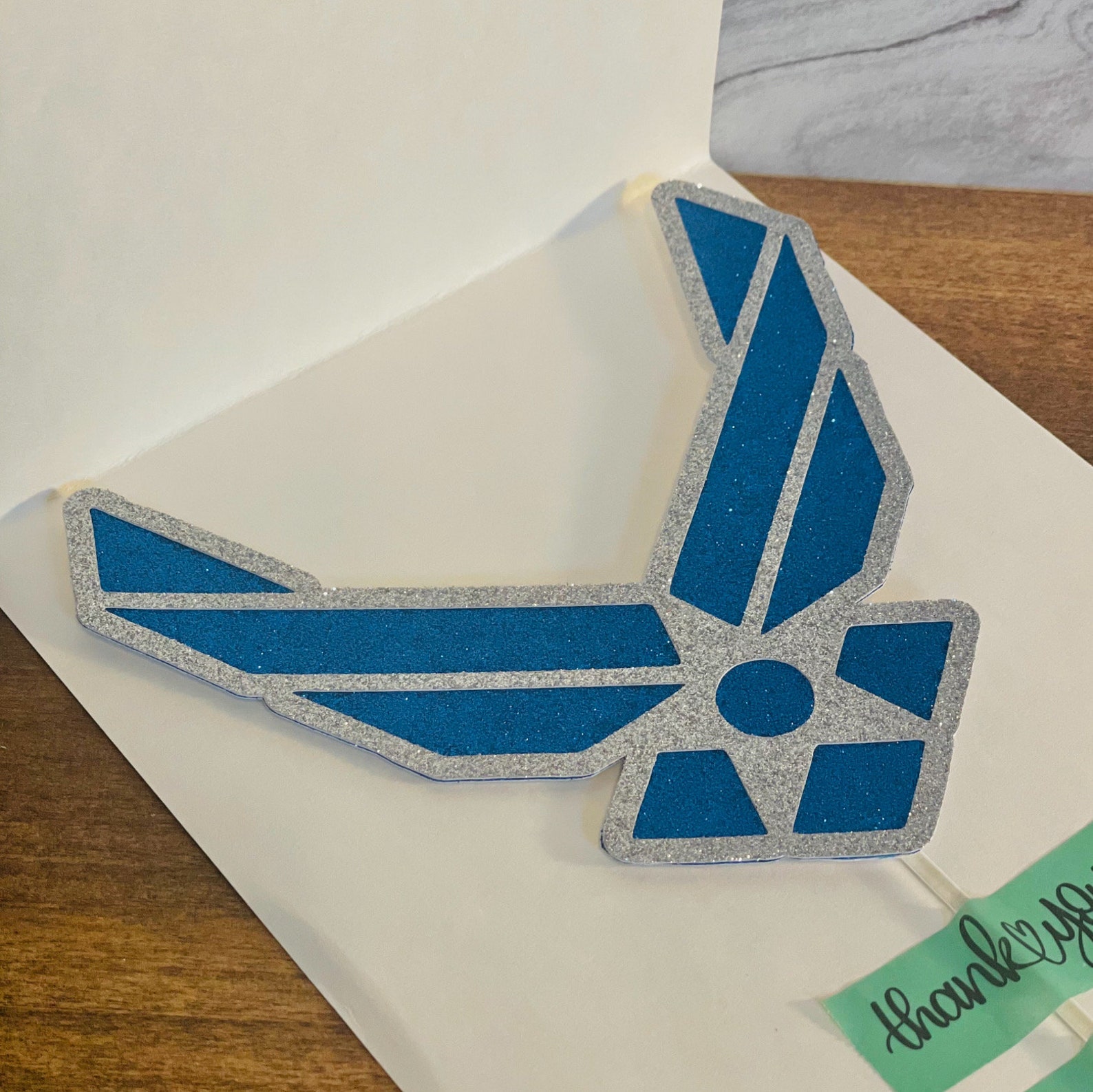 Air Force Wings Cake Topper - USAF Retired Air Force Wings Topper - Air ...