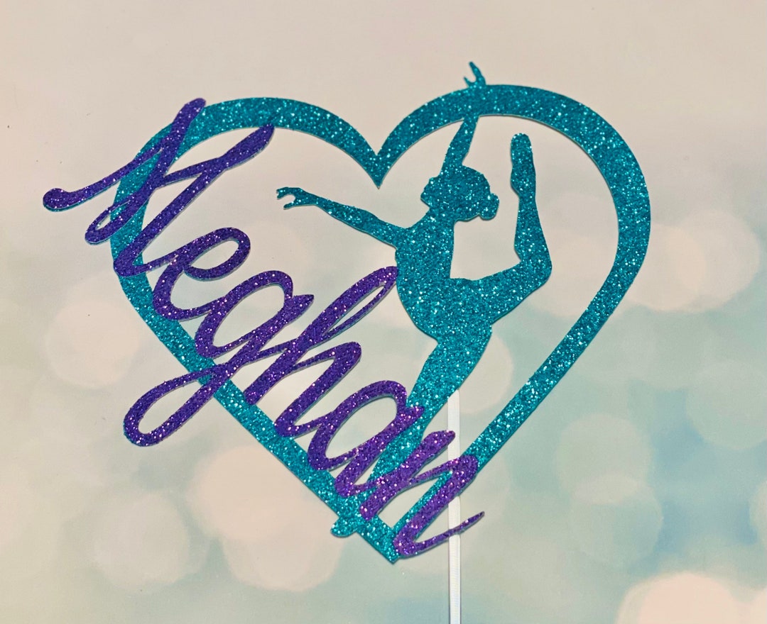 Dancer Cake Topper Dancer Name Cake Topper Dancer Party Dancer Birthday ...