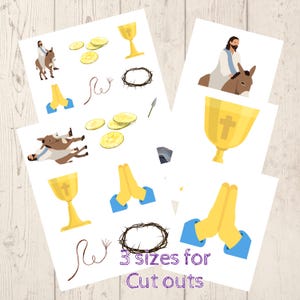 The Story of Easter Scavenger Hunt- Jesus Resurrection Story - Sunday ...