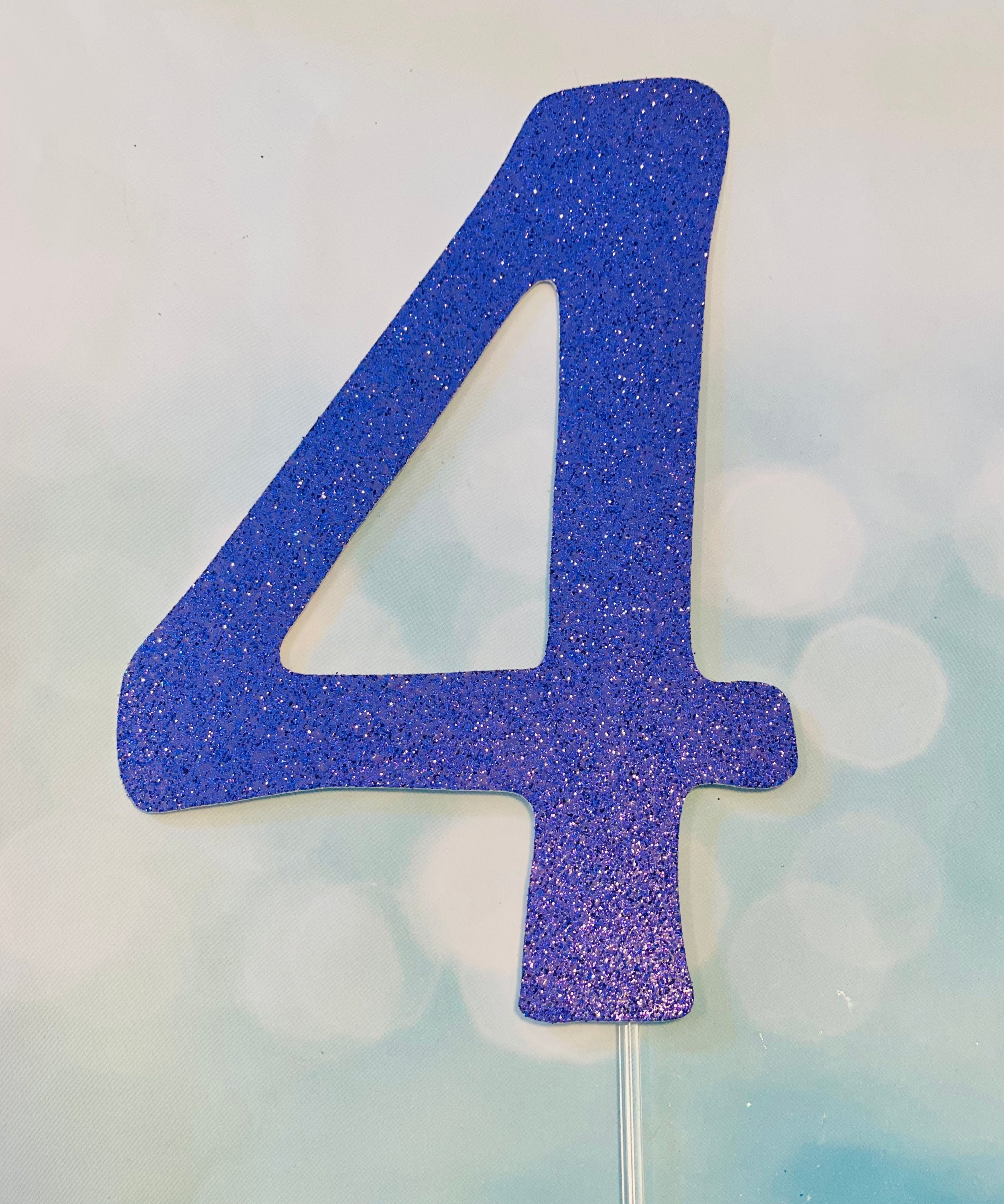 Personalized Number Cake Topper Any Number Cake Topper | Etsy