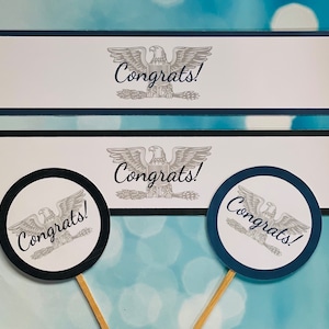 Colonel Promotion Cupcake Topper Col Promotion Party Printable Water ...